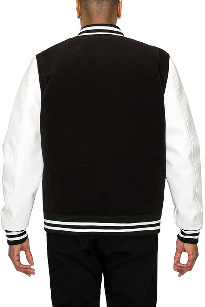 Men's Essential Melton Varsity Jacket – G-Style USA
