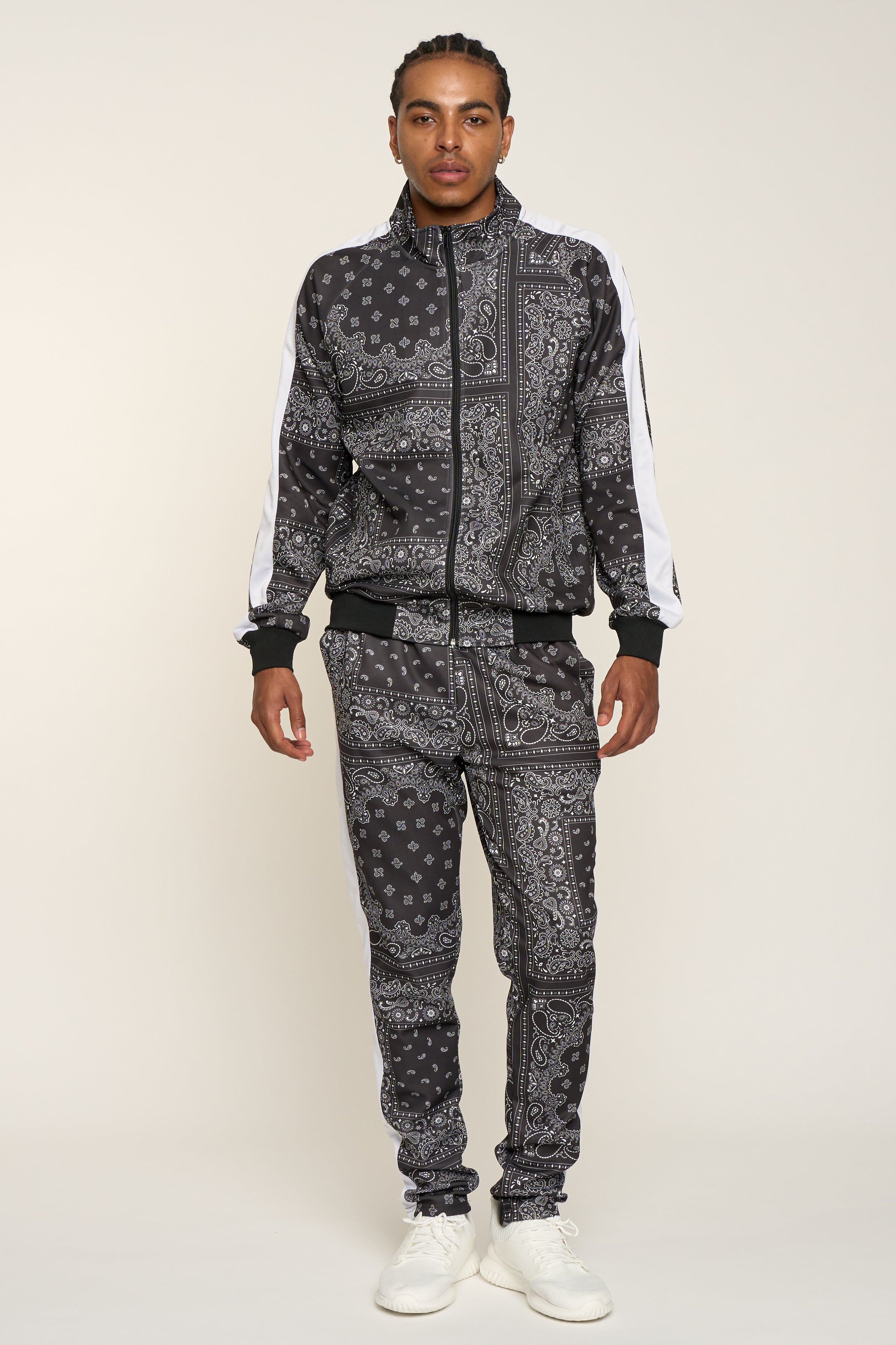 Accented Bandana Track Suit