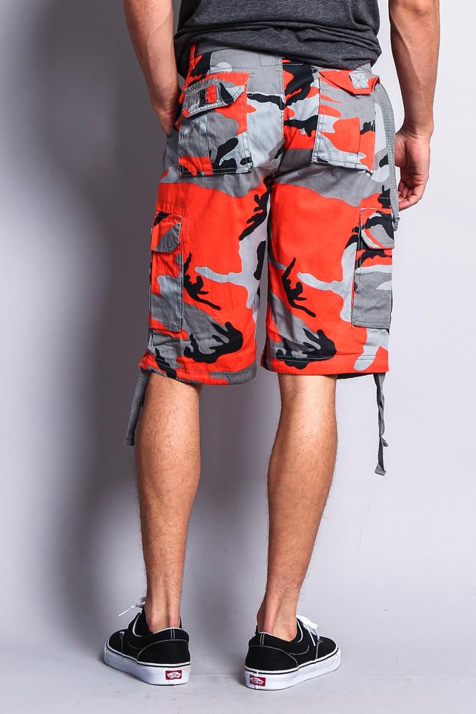 Camo Ripstop Belted Cargo Shorts 9AP30 - GStyleUSA.com – G-Style USA