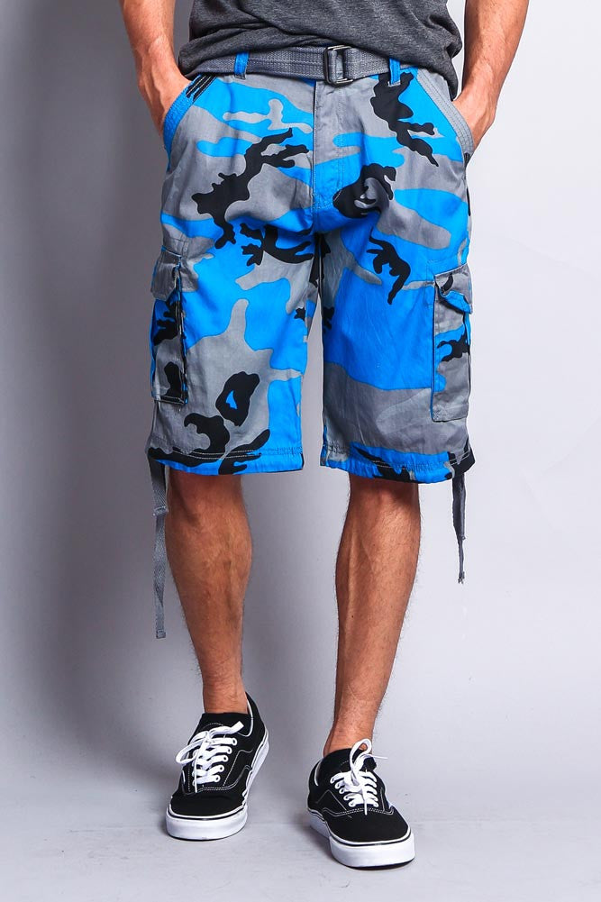 Camo Ripstop Belted Cargo Shorts 9AP30 - GStyleUSA.com – G-Style USA
