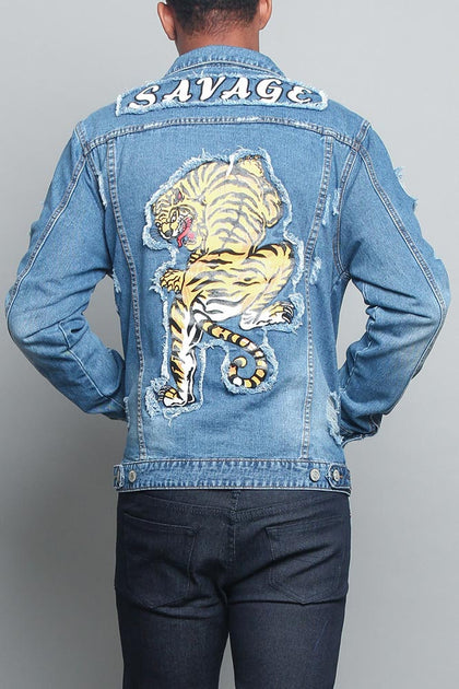Savage Tiger Denim Jacket – G-Style USA
