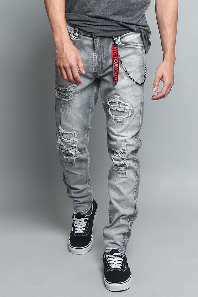Stone Washed Track Jeans – G-Style USA