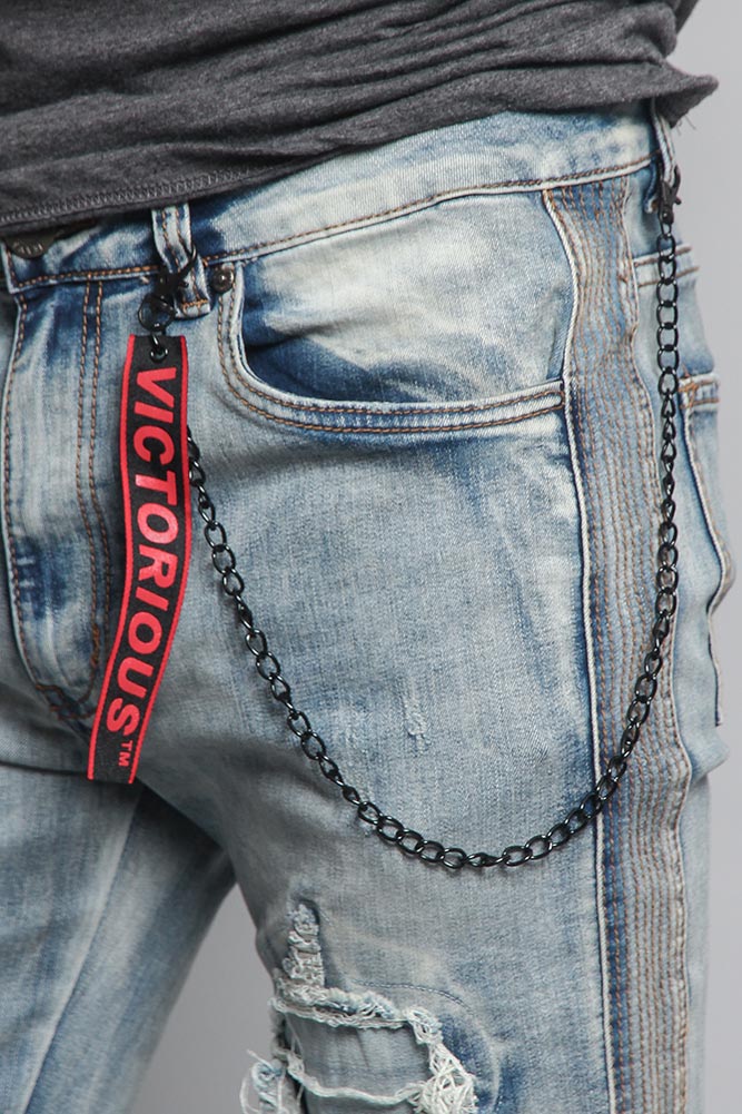 Stone Washed Track Jeans – G-Style USA