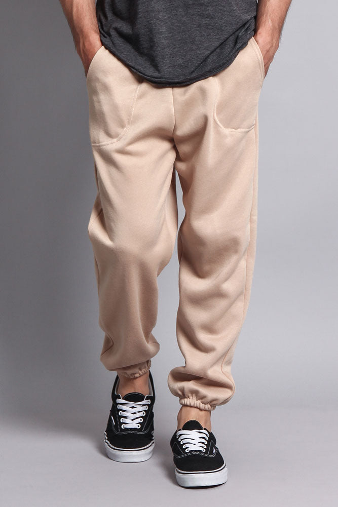 Basic Solid Color Fleece Sweatpants – G-Style USA