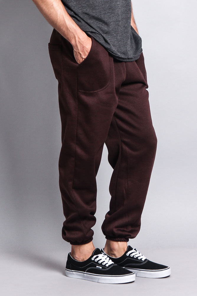 Basic Solid Color Fleece Sweatpants – G-Style USA
