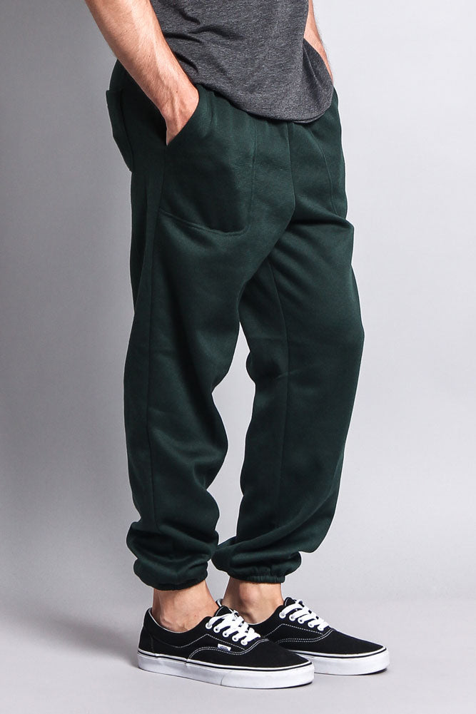 Basic Solid Color Fleece Sweatpants – G-Style USA
