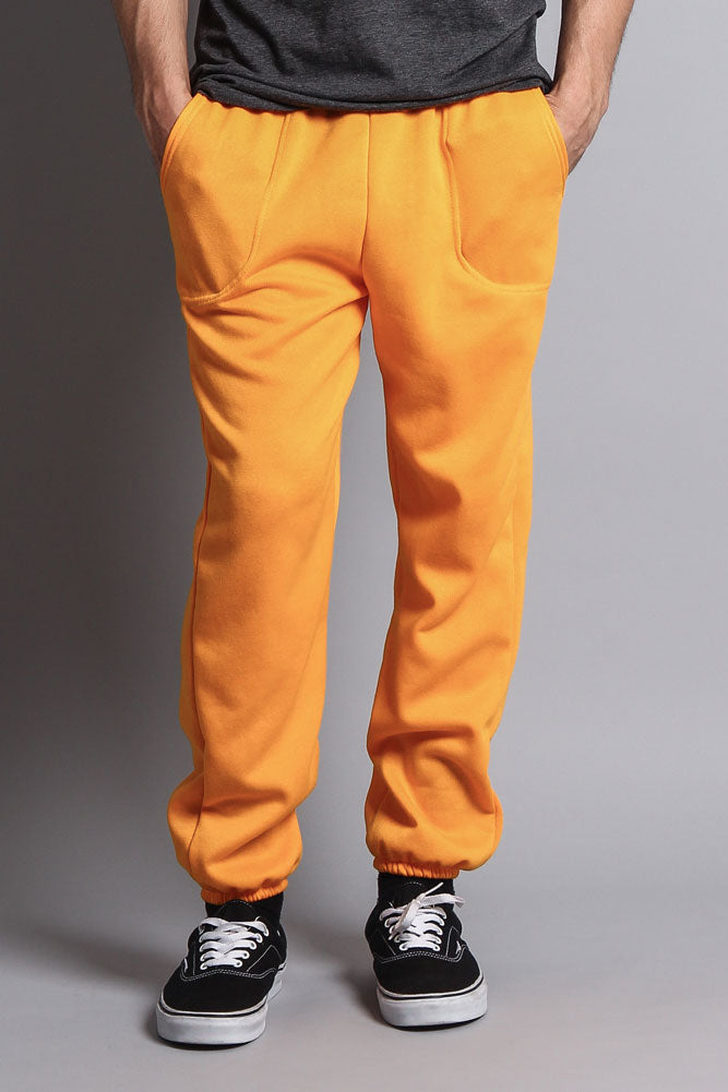 Basic Solid Color Fleece Sweatpants – G-Style USA