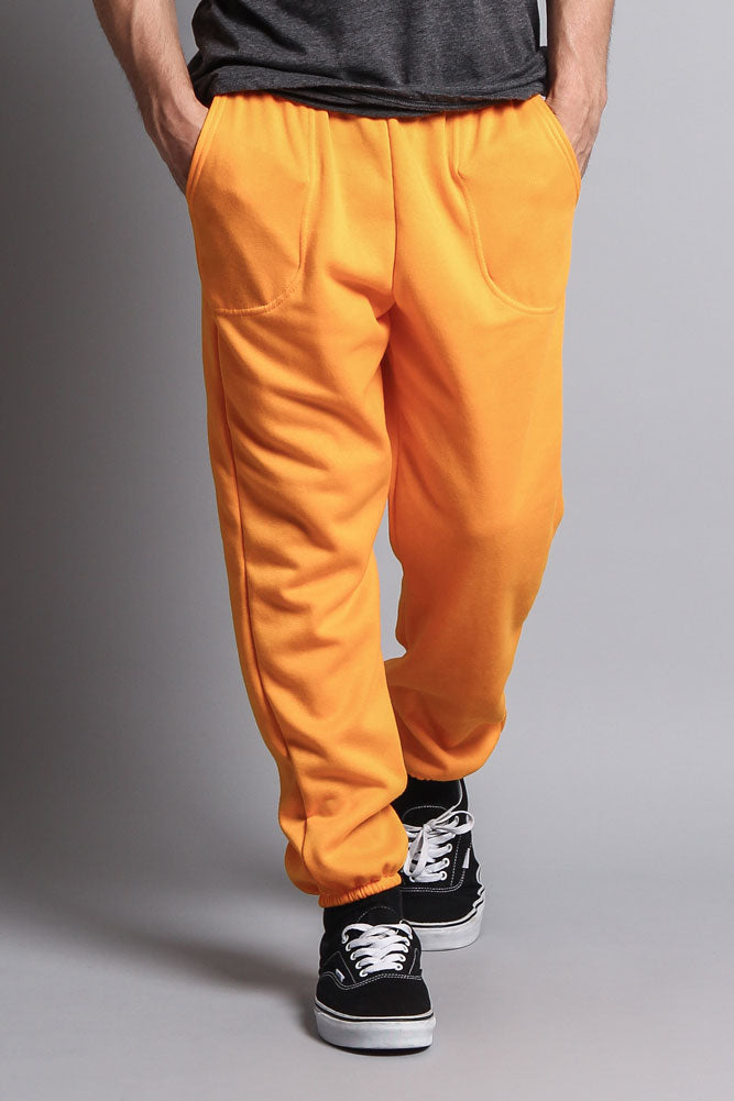 Basic Solid Color Fleece Sweatpants – G-Style USA