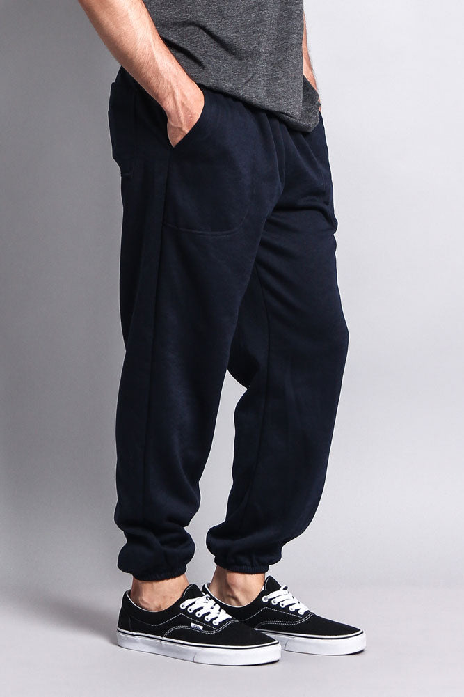 Basic Solid Color Fleece Sweatpants – G-Style USA