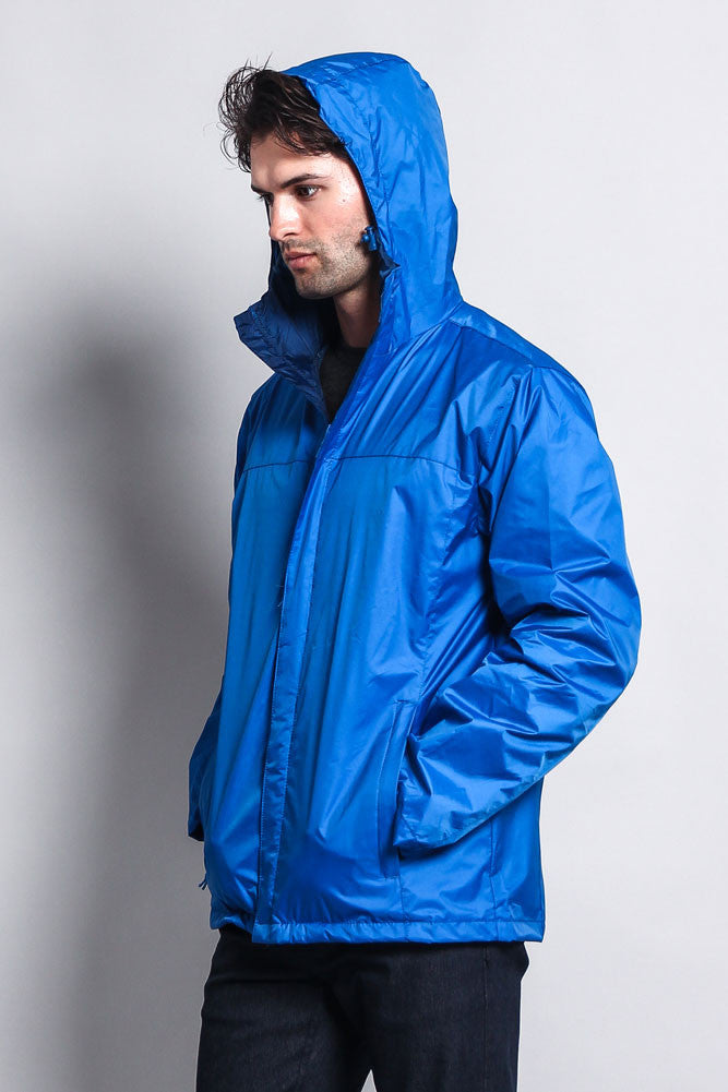 Solid Color Classic Hooded Windbreaker Jacket – G-Style USA