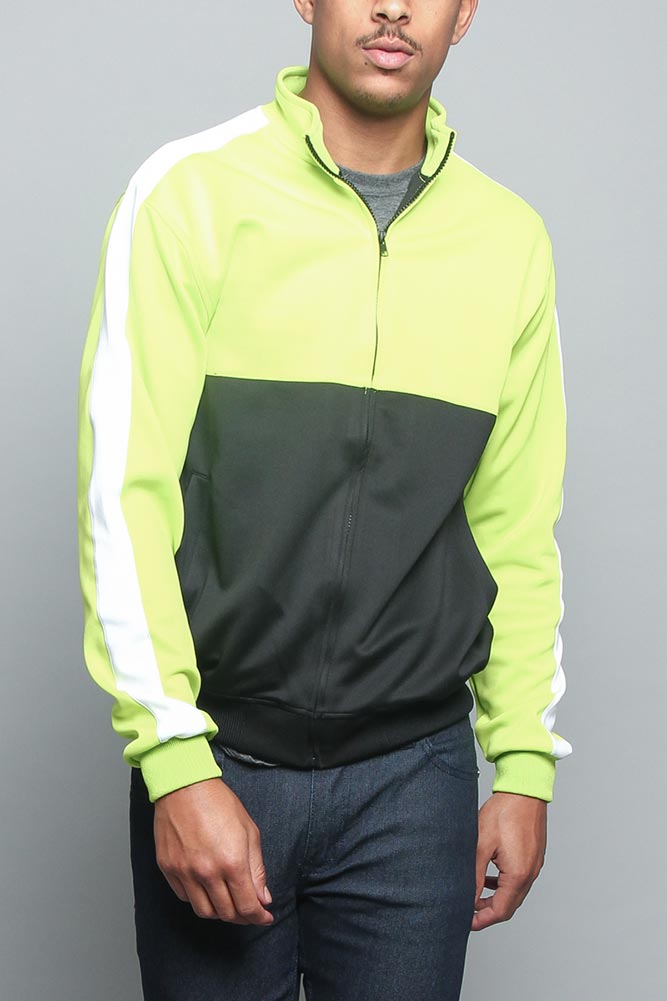 Tri-Colored Track Jacket – G-Style USA