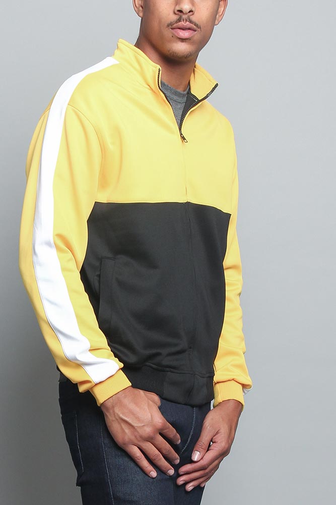 Tri-Colored Track Jacket – G-Style USA