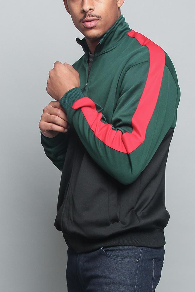 Tri-Colored Track Jacket – G-Style USA