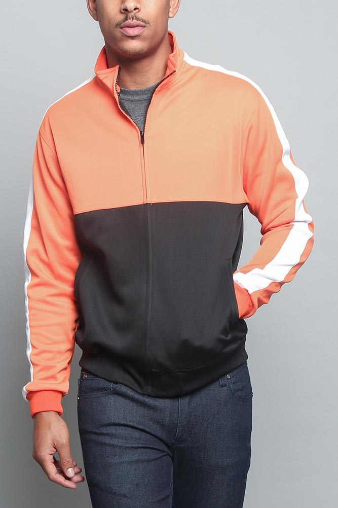 Tri-Colored Track Jacket – G-Style USA