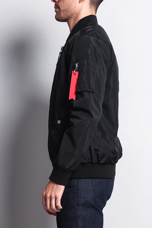 Men's Lightweight Bomber Flight Jacket JK704 - GStyleUSA.com
