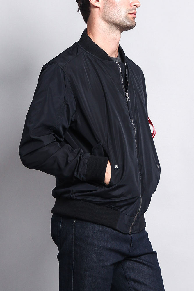 Men's Lightweight Bomber Flight Jacket JK704 - GStyleUSA.com – G-Style USA