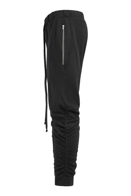 Men's Essential Solid Scrunched Drop Crotch Sweat Joggers – G-Style USA