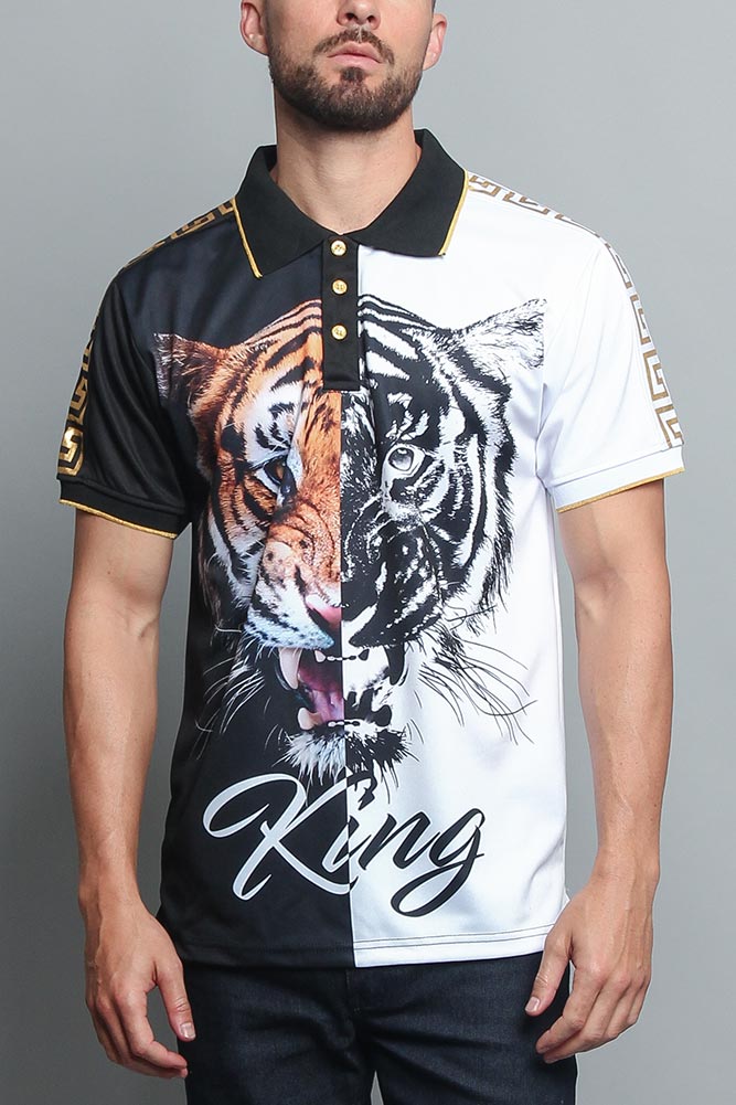 King Contrast Tiger Polo – G-Style USA