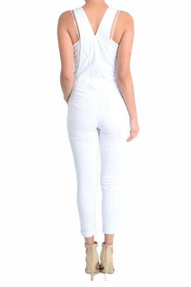 Women's Solid Skinny Overalls RJHO378 - GStyleUSA.com – G-Style USA