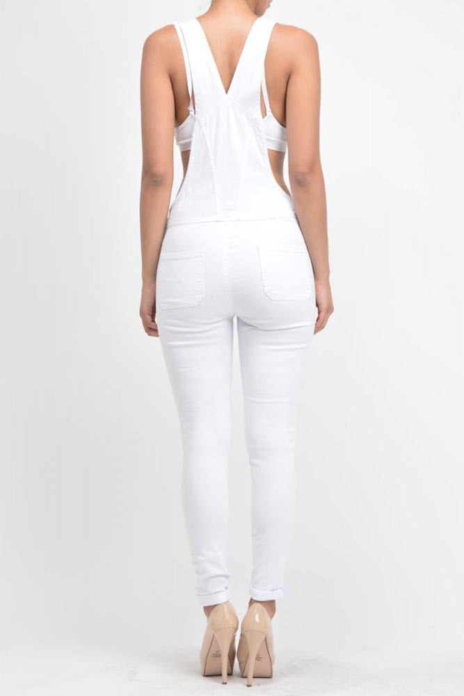 Women's Destroyed Skinny Overalls RJHO424 – G-Style USA