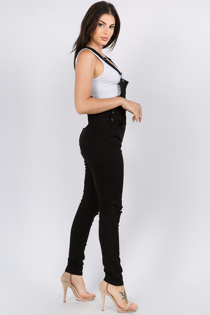 Essential Button Down Color Denim Overalls – G-Style USA