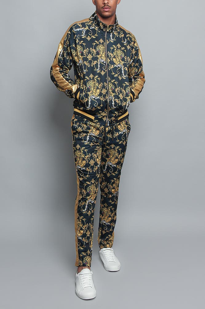 Tiger Print Track Suit Set – G-Style USA