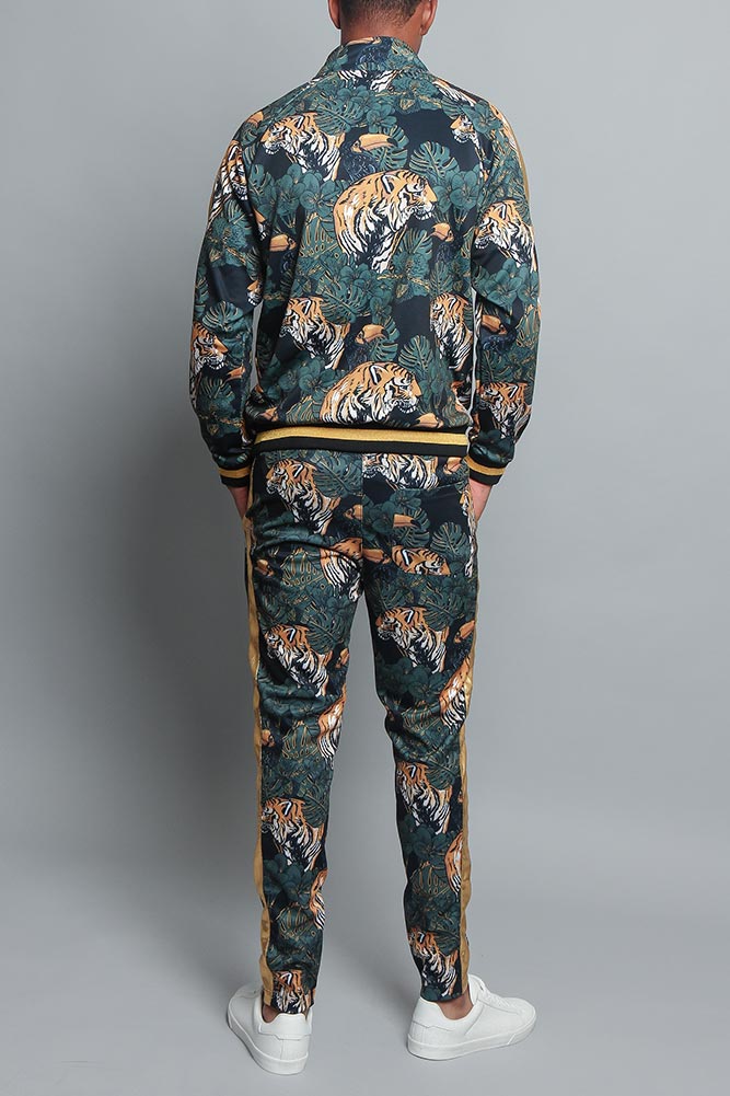 Royal Floral Tiger Track Suit – G-Style USA