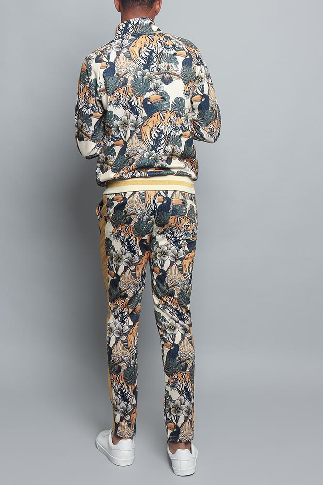 Royal Floral Tiger Track Suit – G-Style USA