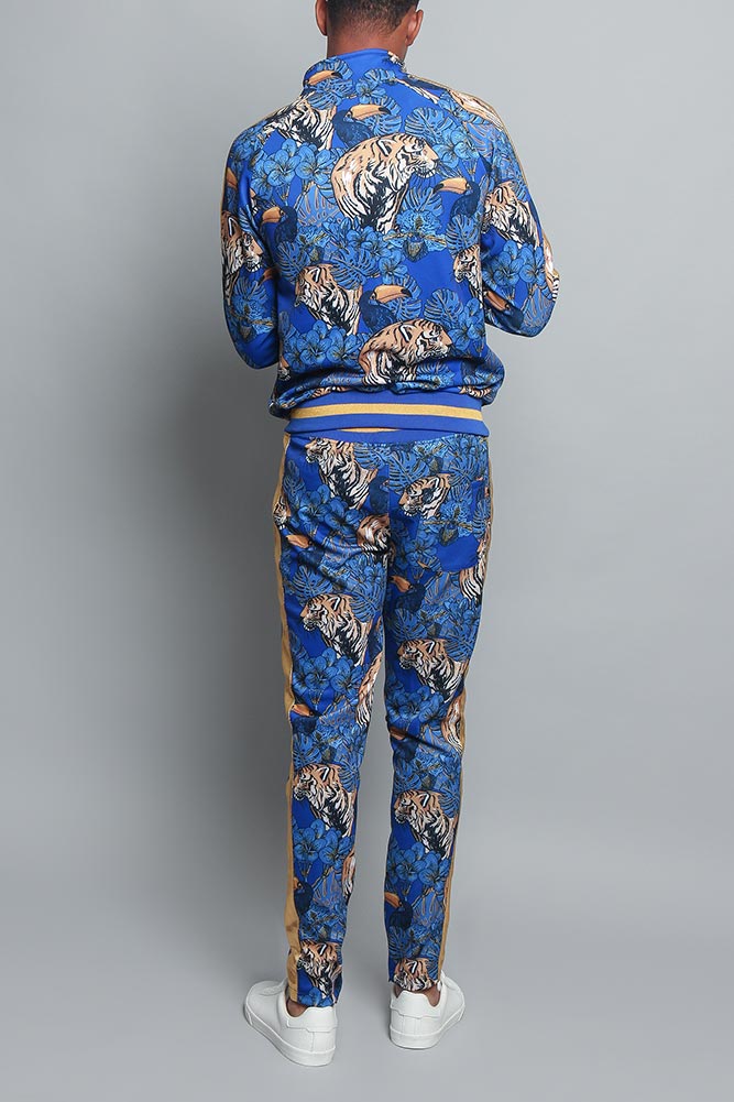 Royal Floral Tiger Track Suit – G-Style USA