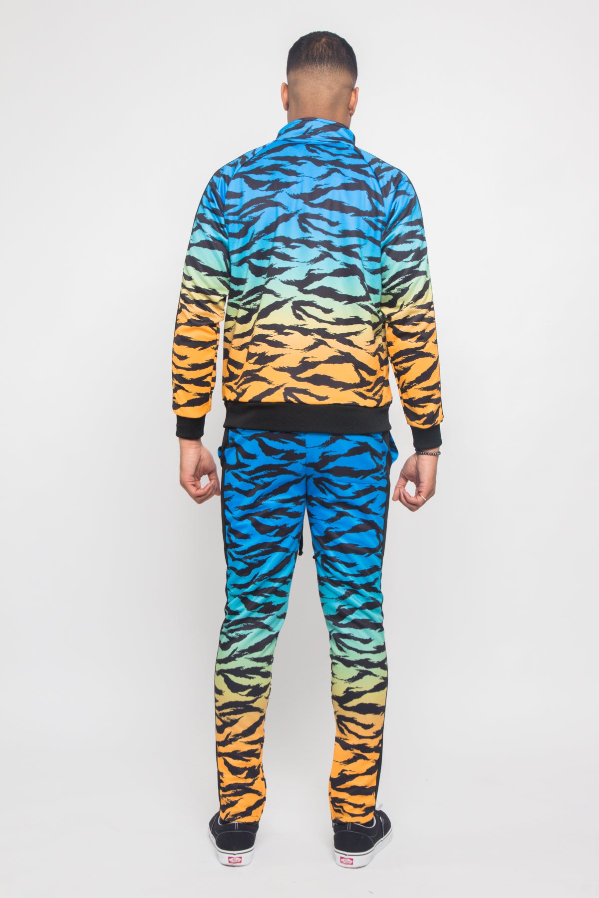 Ombre Gradient Tiger Stripe Tracksuit – G-Style USA