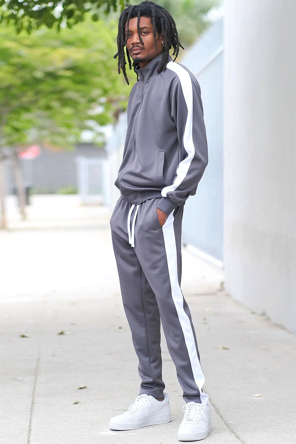 Essential Side Stripe Track Suit – G-Style USA