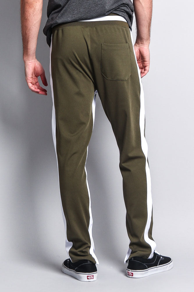 Men's Slim Fit Dual Stripe Track Pants – G-Style USA