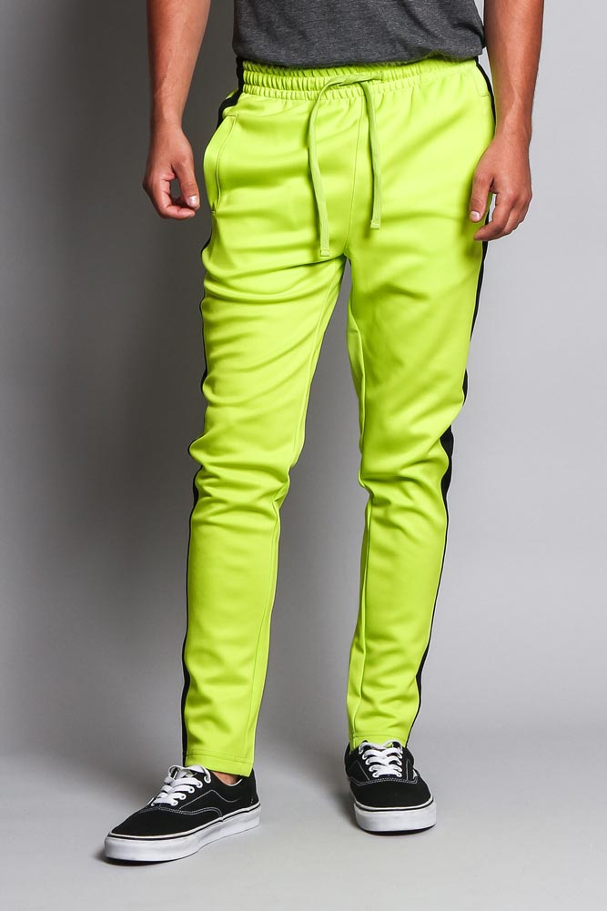 Slim Fit Striped Track Pants – G-Style USA