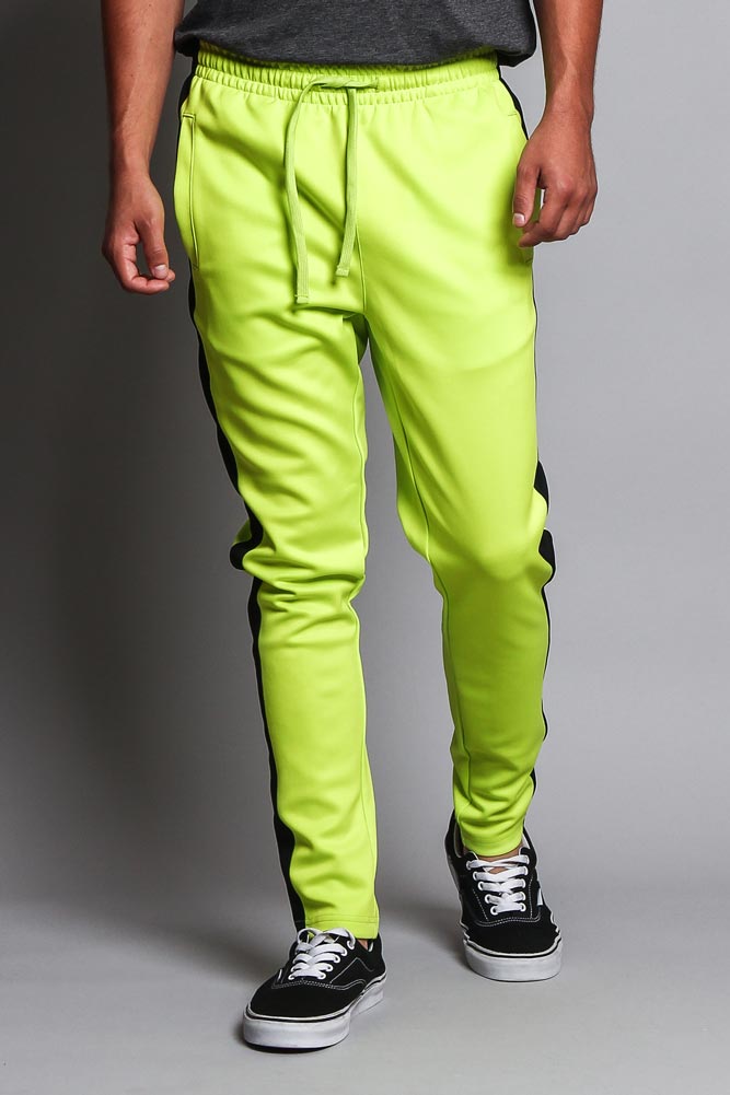 Slim Fit Striped Track Pants – G-Style USA