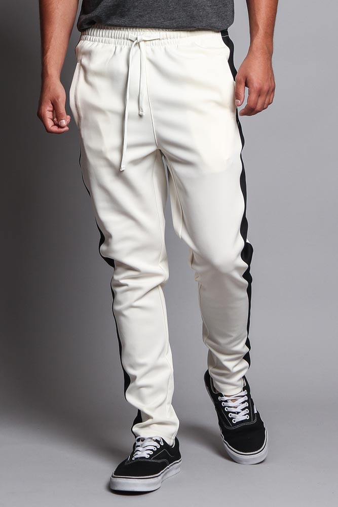 Slim Fit Striped Track Pants – G-Style USA