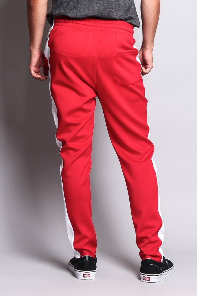 Slim Fit Striped Track Pants – G-Style USA