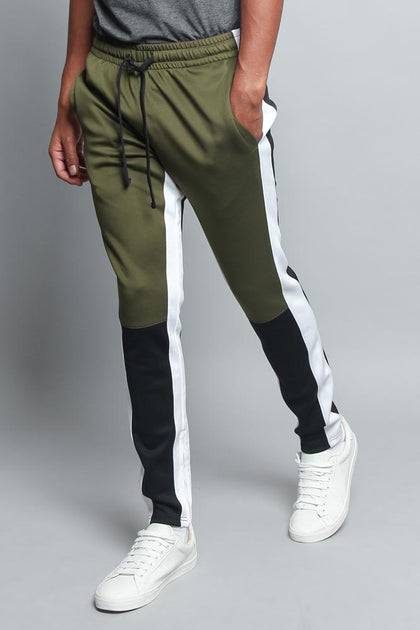 Men's Color Blocked Track Pants – G-Style USA