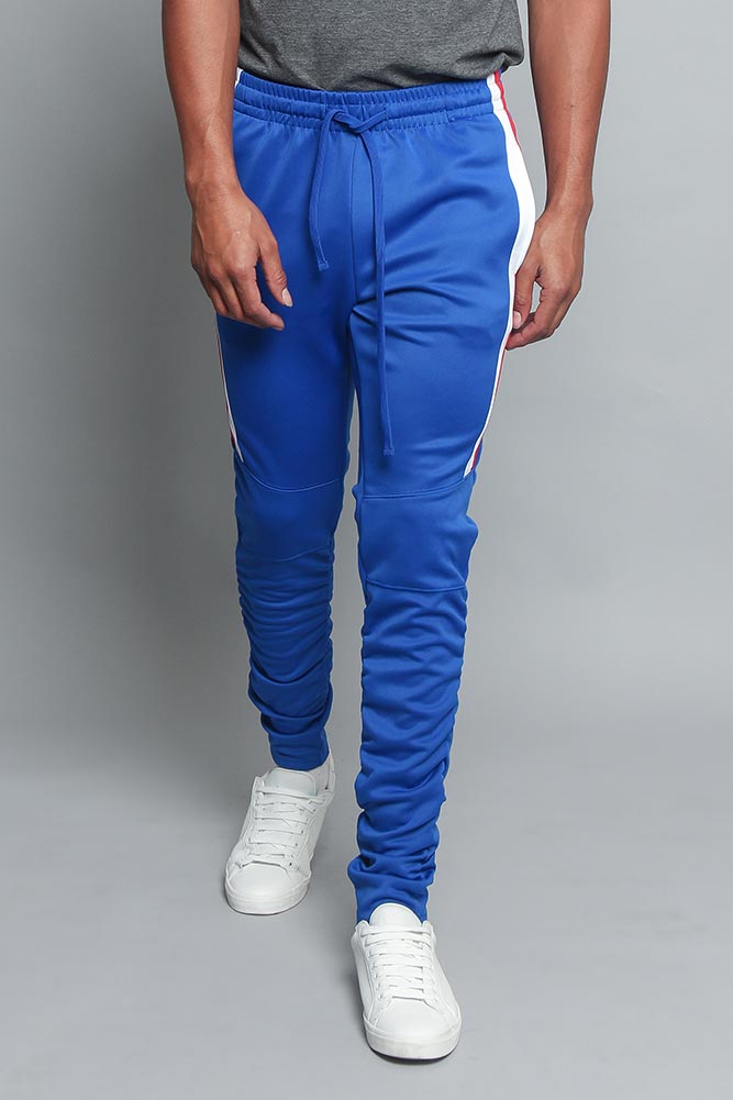 Scrunched Bungee Double Striped Track Pants – G-Style USA