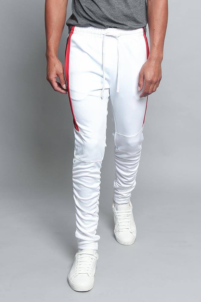 Scrunched Bungee Double Striped Track Pants – G-Style USA