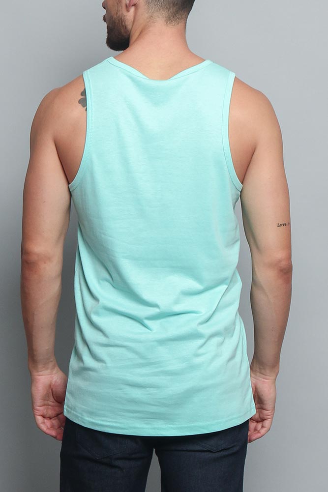 Basic Essential Straight Hem Long Length Tank Top (New Colorways) – G ...