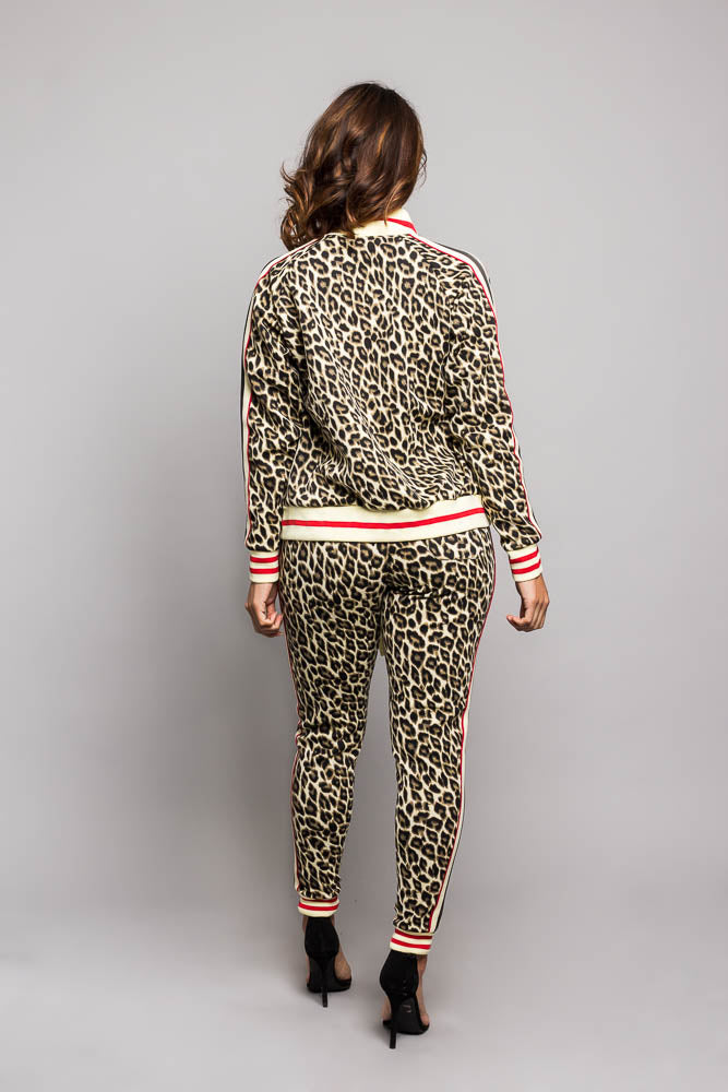 Fierce Leopard Track Suit Set – G-Style USA