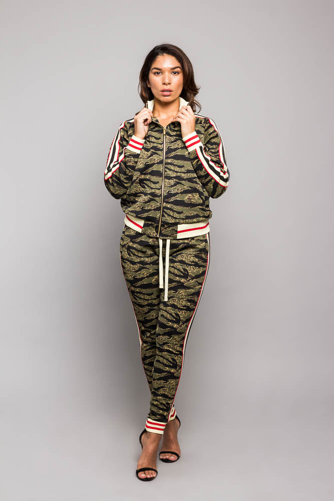 Tiger Print Track Suit Set – G-Style USA